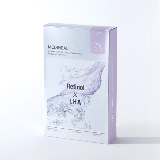 MEDIHEAL Derma Synergy Wrapping Mask Sheet 10P #Retinol X LHA – Korean ...