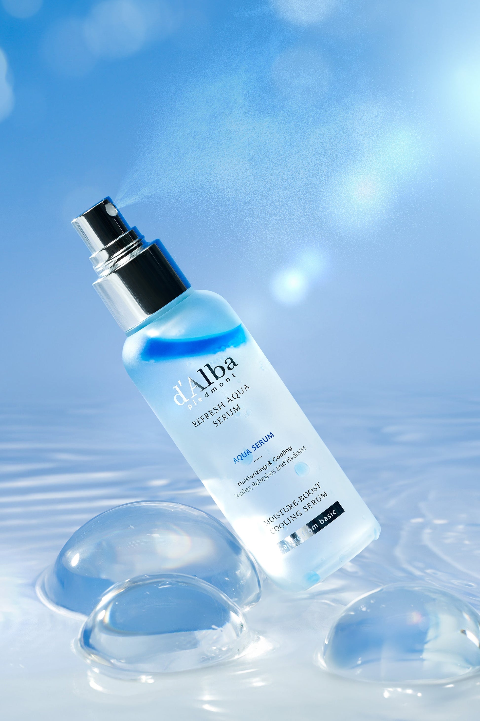 d'Alba White Truffle Refresh Aqua Serum (Moisturizing & Cooling) 100ml – Korean cosmetics